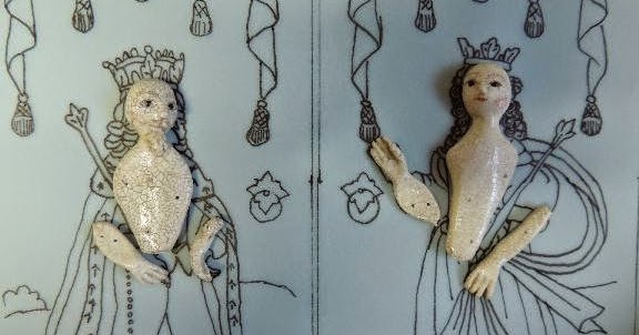 Diamond K Folk Art: Stumpwork Figures