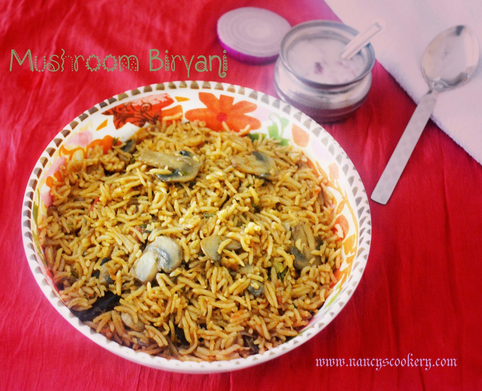 Mushroom Biryani