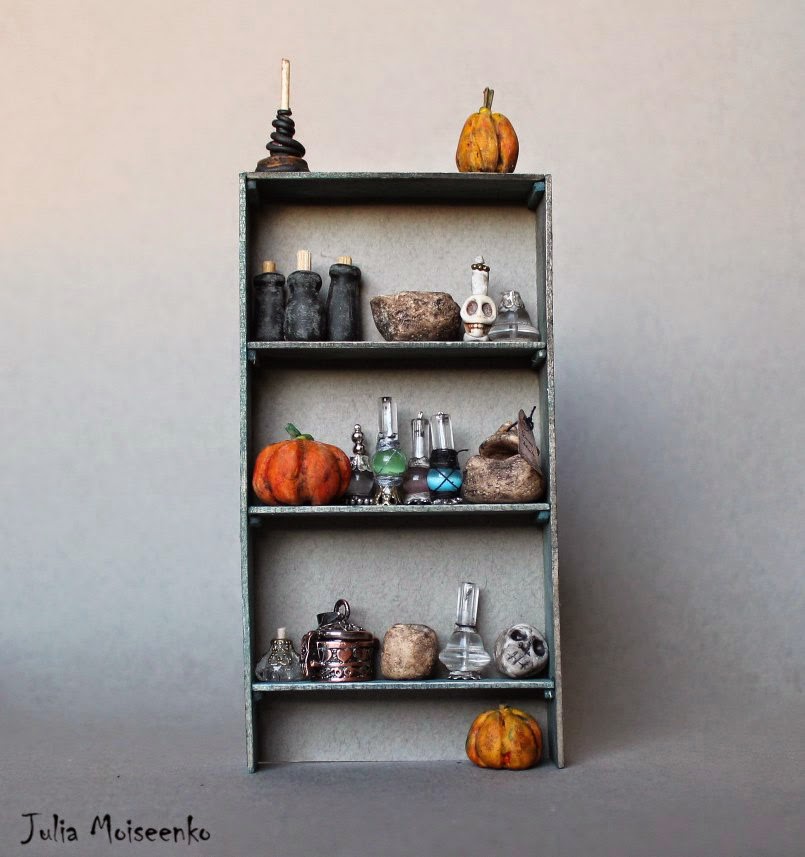 Julia Moiseenko HANDMADE: Ведьмин стеллаж / Halloween Witch Rack