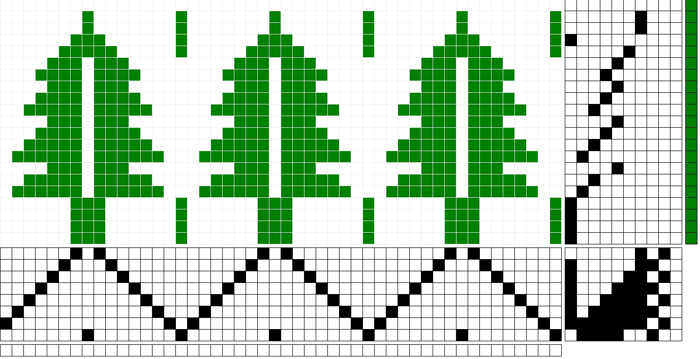 Weave-Away: Pine Trees