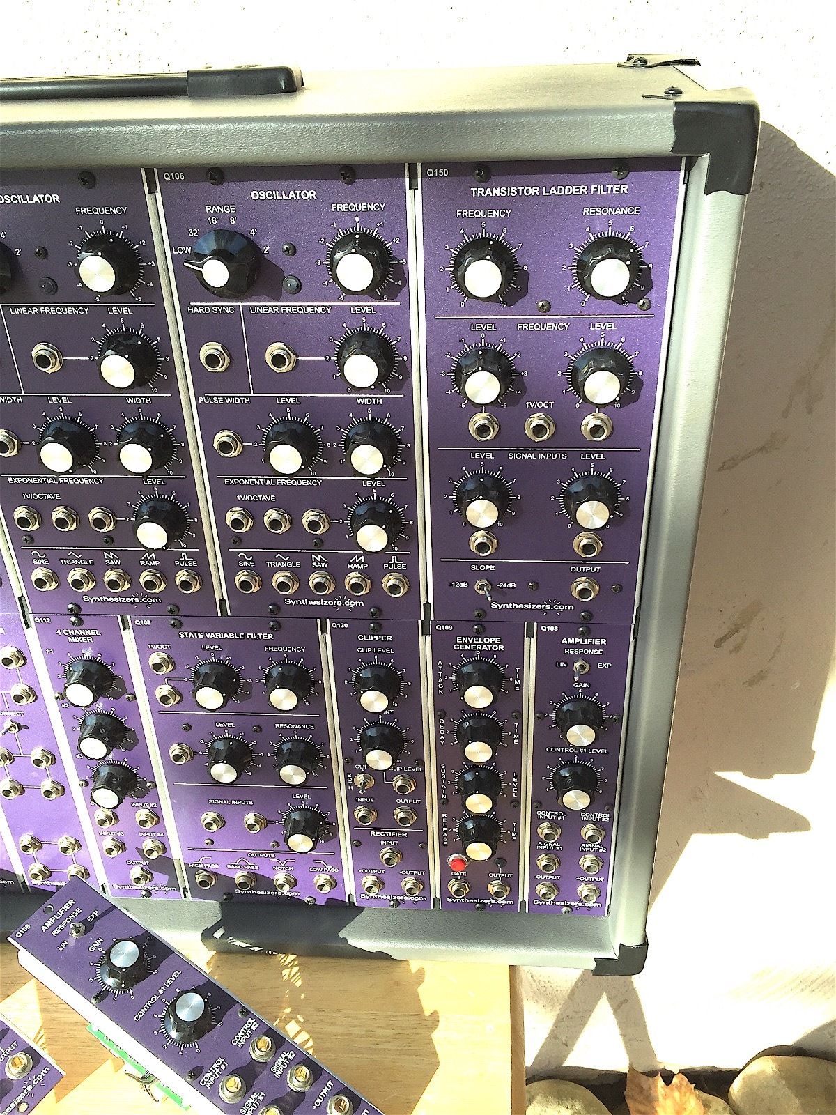 MATRIXSYNTH: Custom Purple Synthesizers.com Modular System