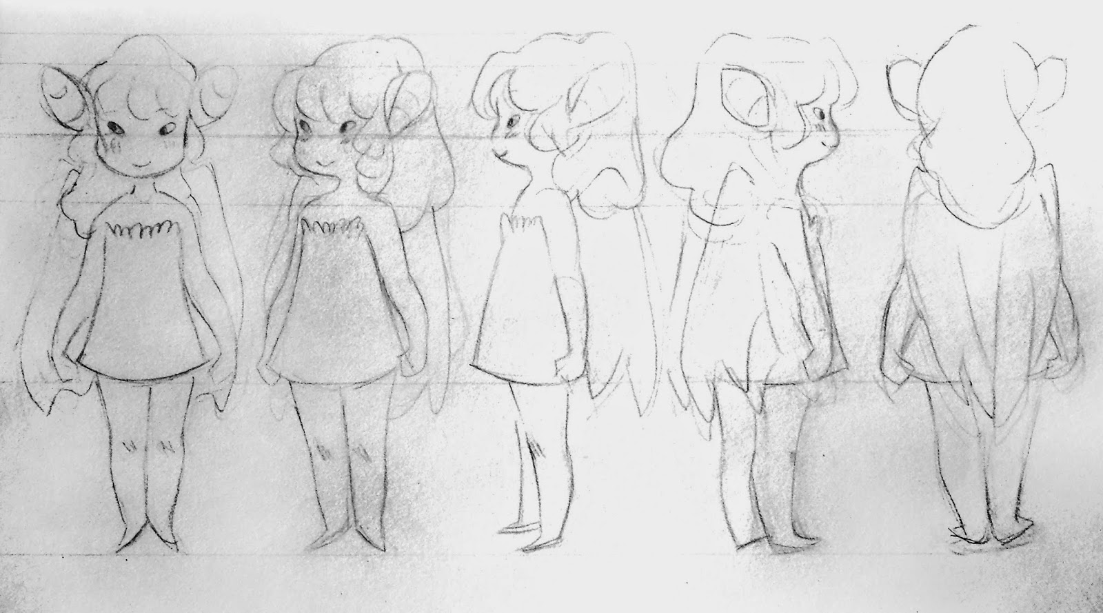 Animation Preproduction: Moira Rough Character Design