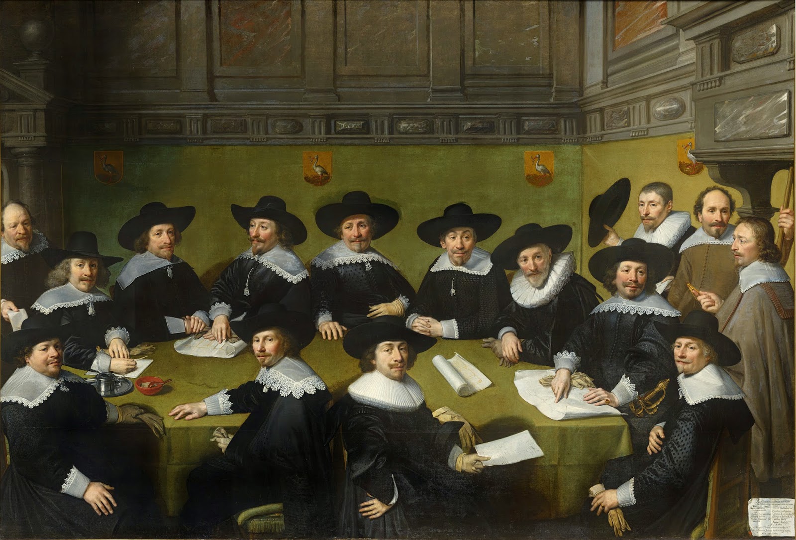 Jan Antonisz van Ravesteyn: The City council of The Hague (1636)