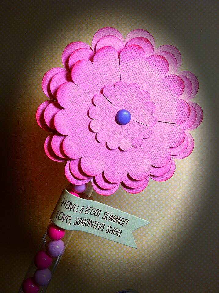 Paper Crafts by Candace: Flower Wands