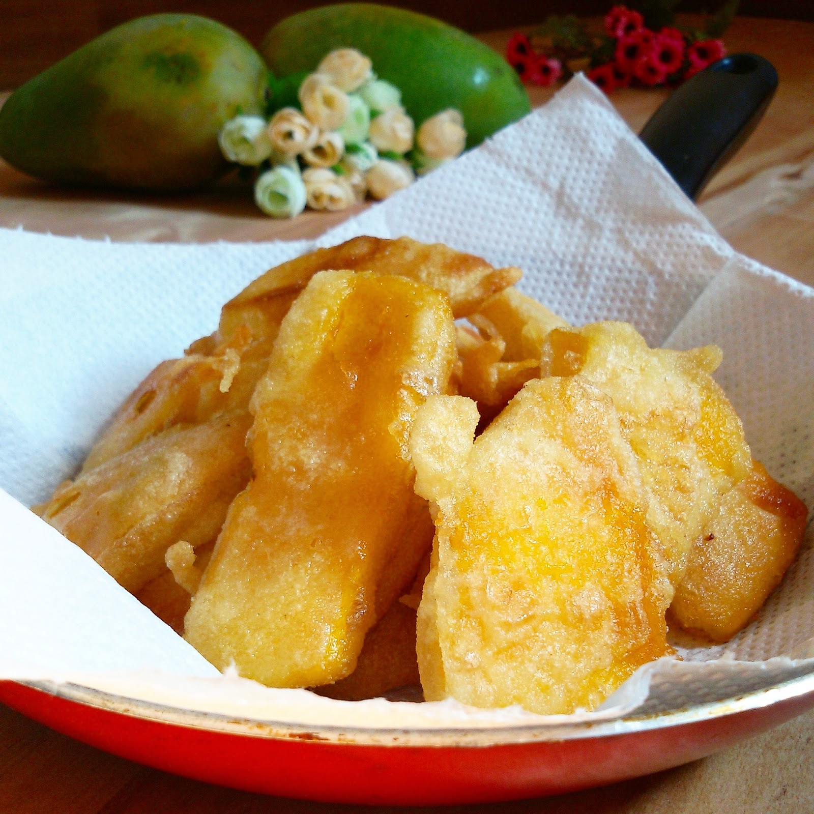 Mama Rafif, Razaan, dan Jihan: MANGGA GORENG (Fried Mango)