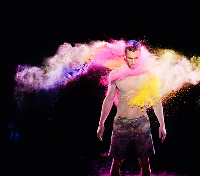 th-photography: Powder Paint Portrait Shoot