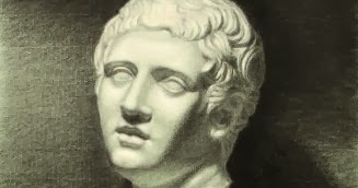 Portrait Artists International: “Adonis”, Original charcoal drawing of ...