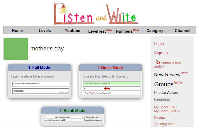 My That's English!: Listen and Write