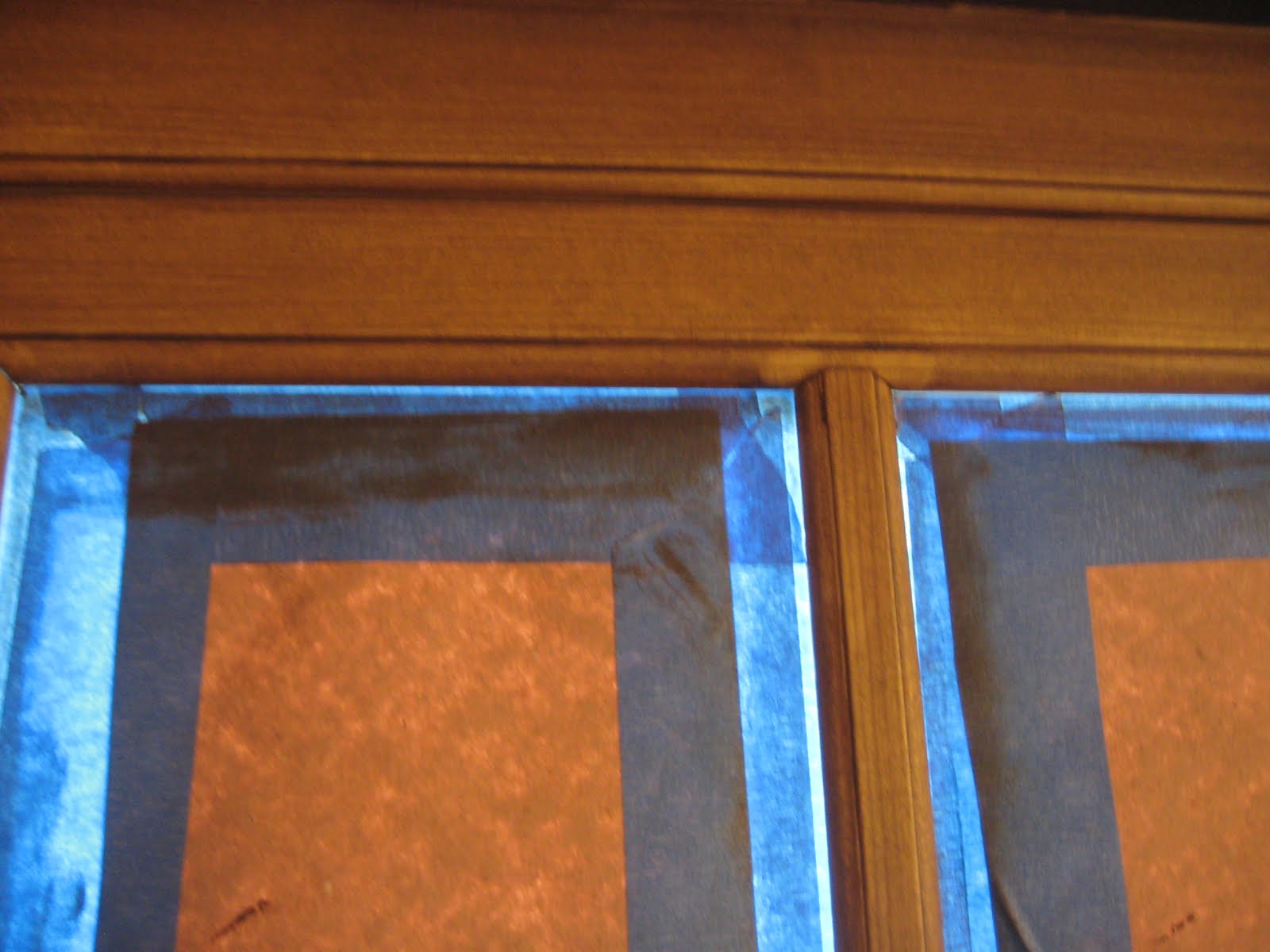 Stained “Wood” Window