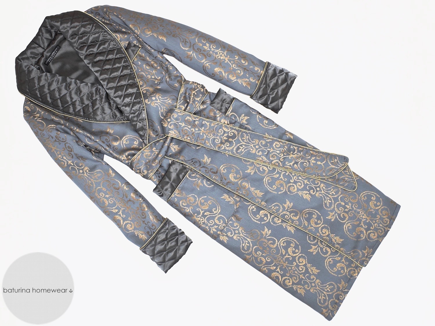 Men's Dressing Gown Collection - Luxury Silk and Velvet Robes