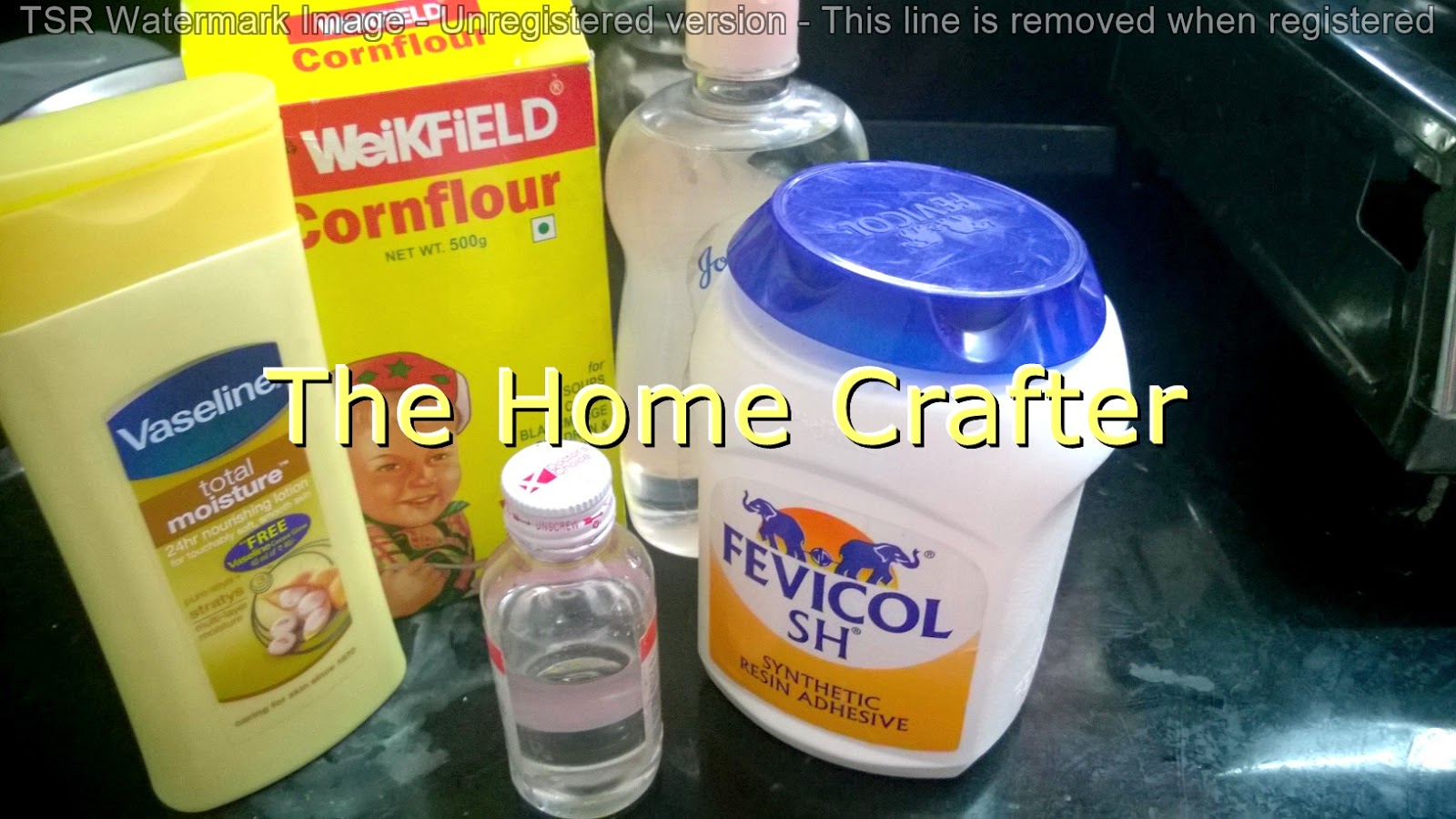 The Home Crafter : Air-Dry Cold Porcelain Clay- A step by step procedure