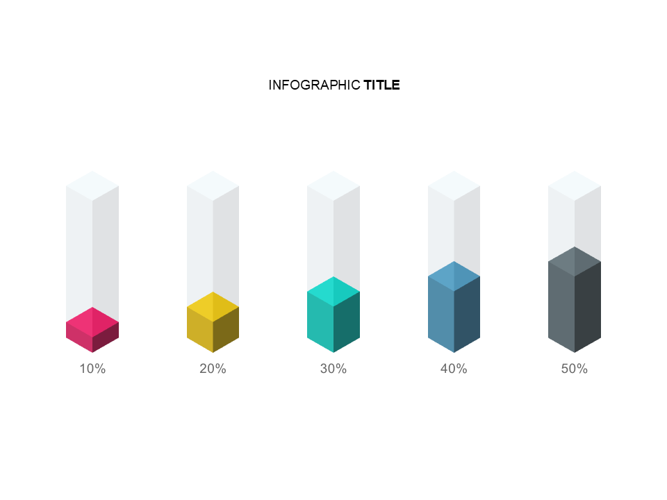 3D Transparent Bar Graph PowerPoint Templates - PowerPoint Free