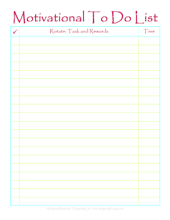 Designing Life: Gift Week Day 3 - Motivational To Do List Printable