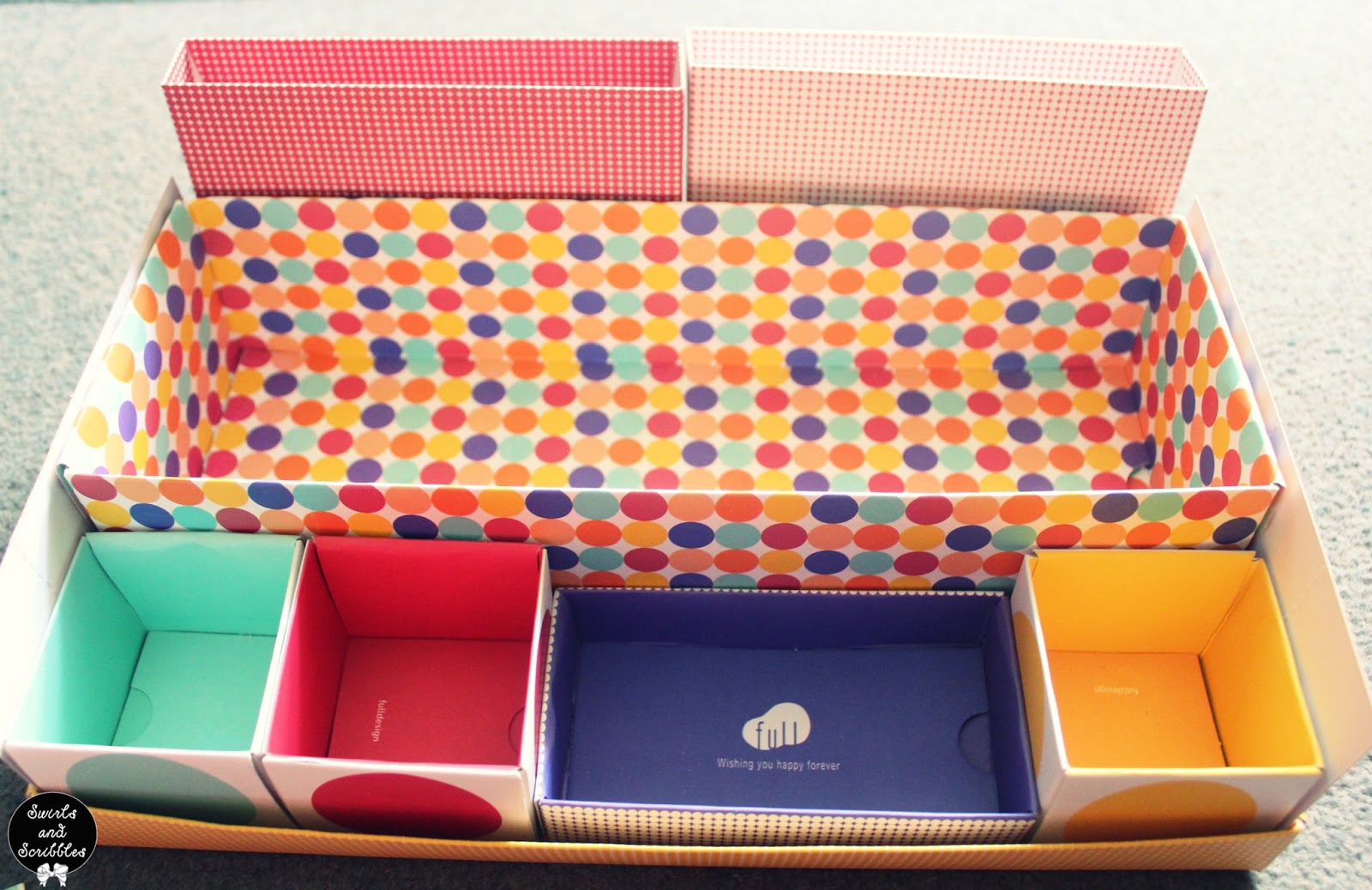 Do-It-Yourself: Box in Box Organizer from ShopThisEasy.com - Swirls and ...