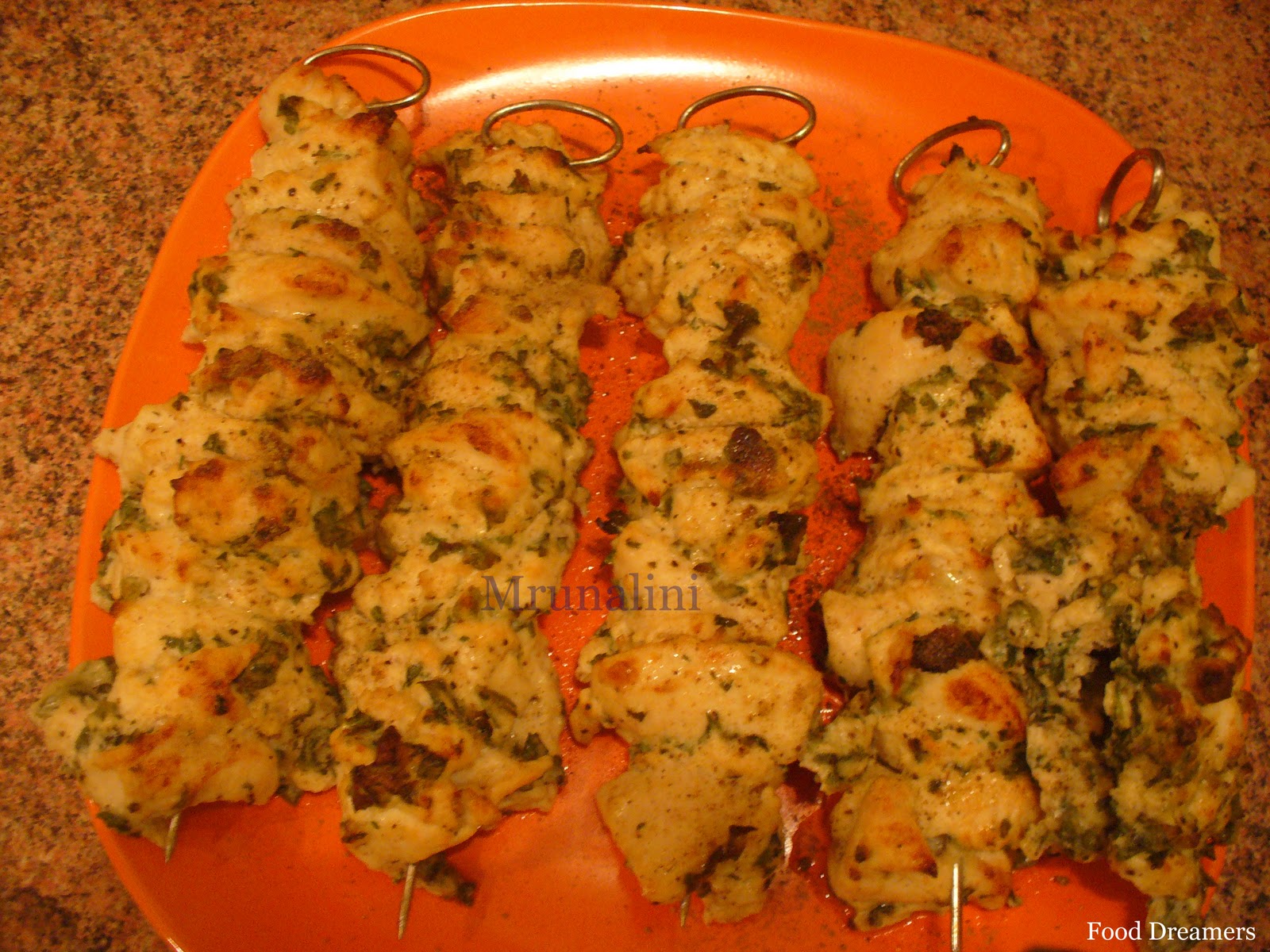 Food dreamers: Chicken malai kebab