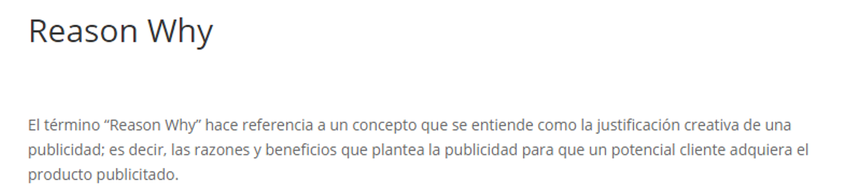 QUÉ ES EL REASON WHY EN PUBLICIDAD Y MARKETING ~ BPO Marketing