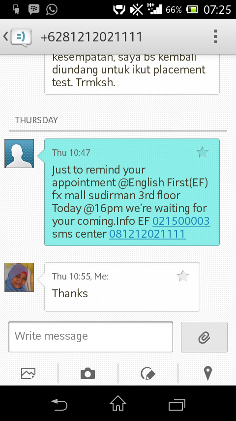 Cerita dan Pengalamanku: Review: Placement Test EF