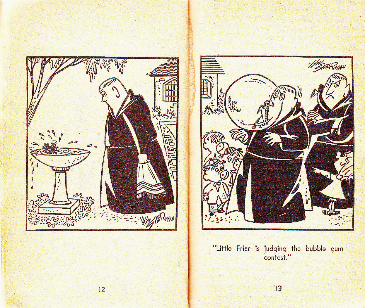 Mike Lynch Cartoons: THE LITTLE FRIAR by Hal Sherman