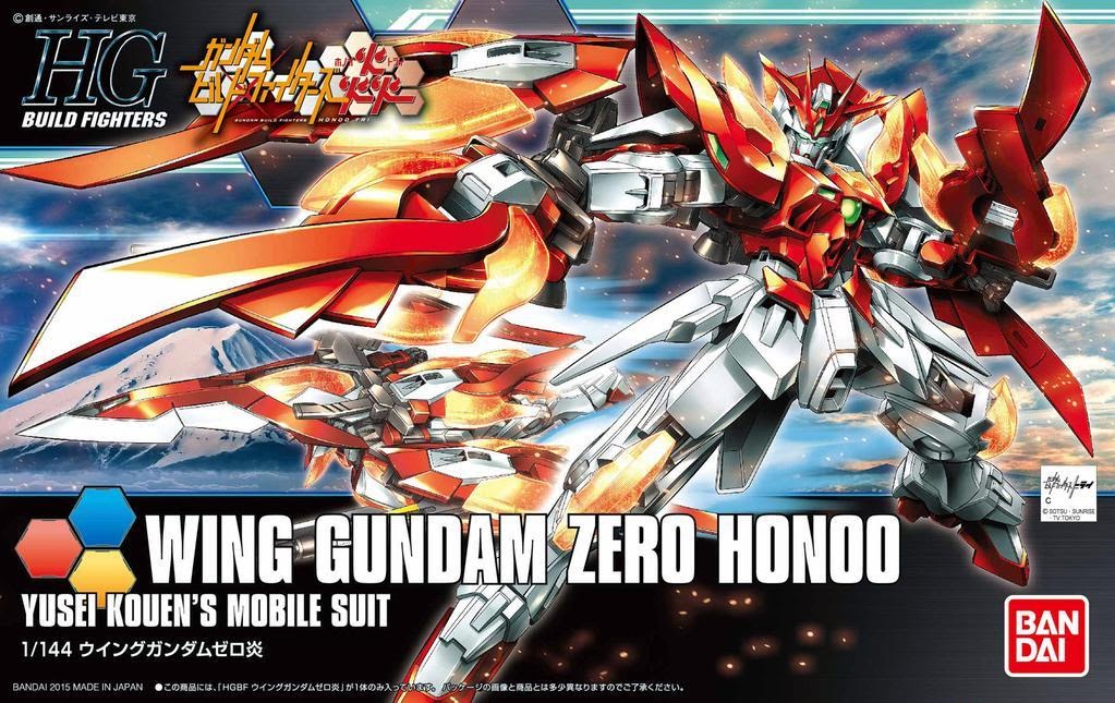 HGBF 1/144 Wing Gundam Zero Honoo - Release Info, Box Art and Official ...