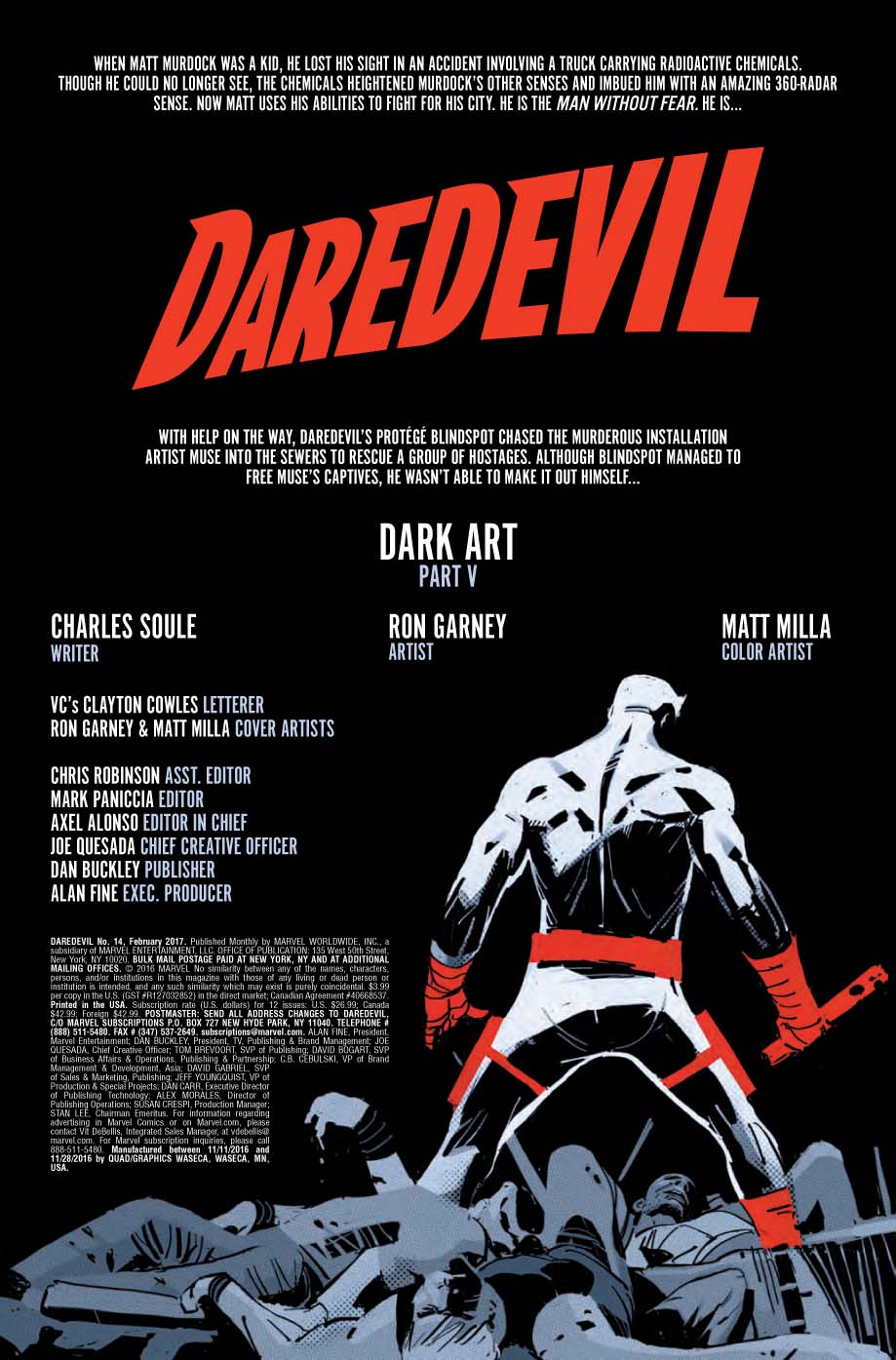 ¡Siempre quieres leer Un Cómic Más!: ADELANTO DE "DAREDEVIL #14"