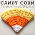 Zip It Zippers: Meg's Crochet Candy Corn Zipper Pouch Tutorial