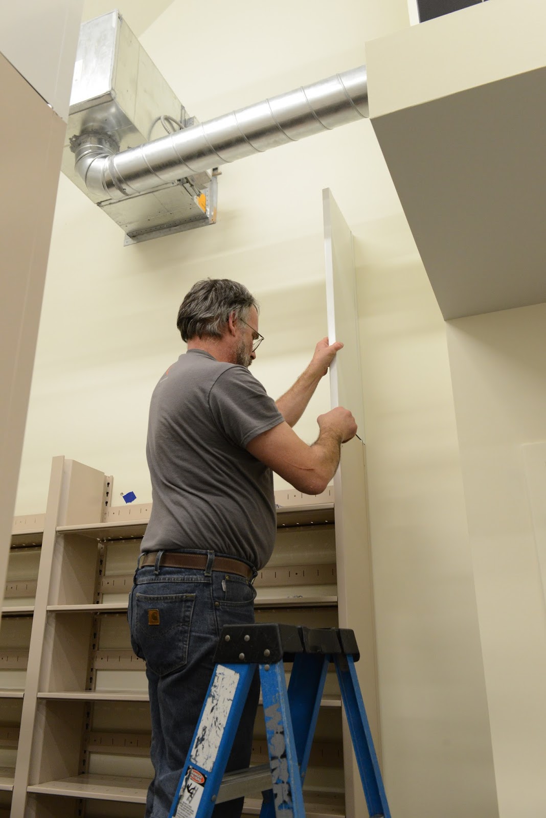 Northwest Railway Museum Blog: Compact rolling shelving