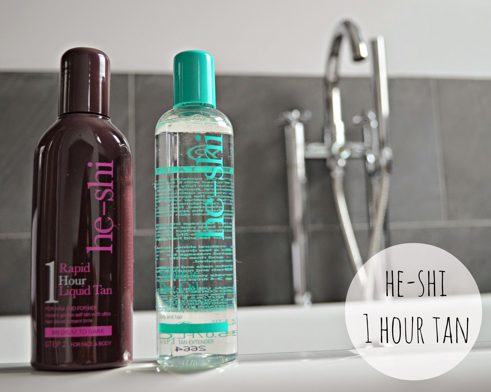 He-Shi 1 Hour Tan | Blog Me Beautiful