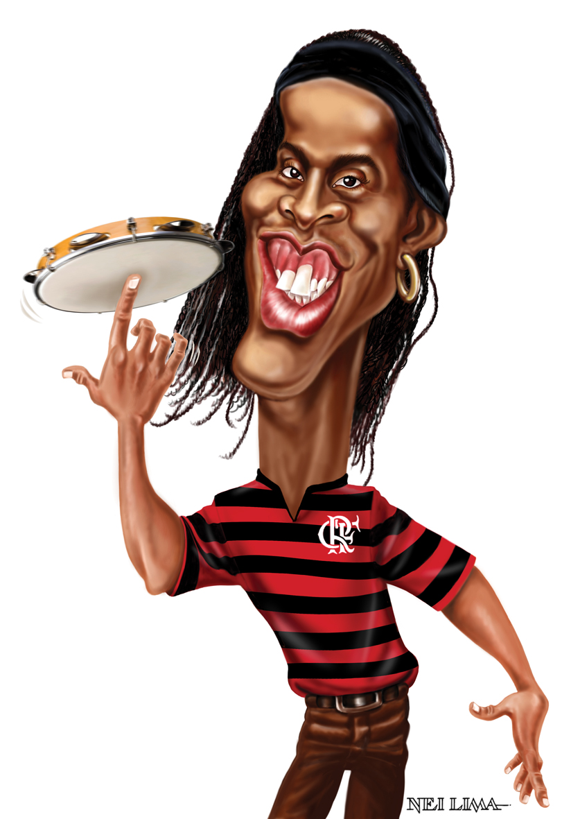 CARICATURAS DO NEILIMA: Ronaldinho Gaúcho