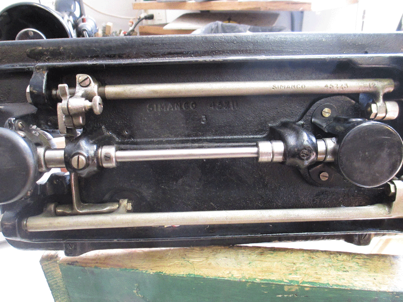 My Sewing Machine Obsession: Singer 201-3 transformed to a treadle