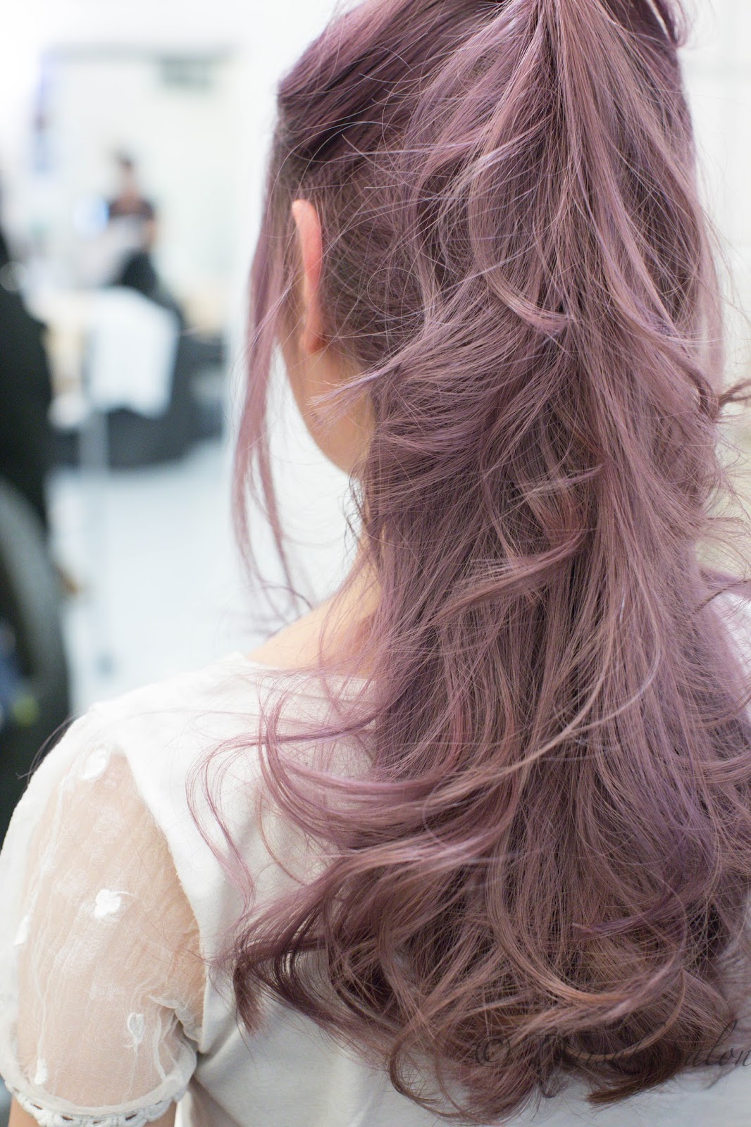 Lavender Ash Brown Hair