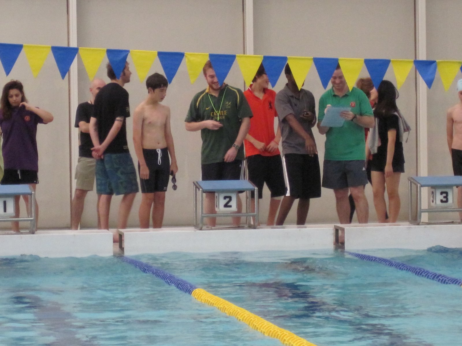 Carl and Katie 2: BST Sports Day Morning Swim contest. Carl was in 50M ...