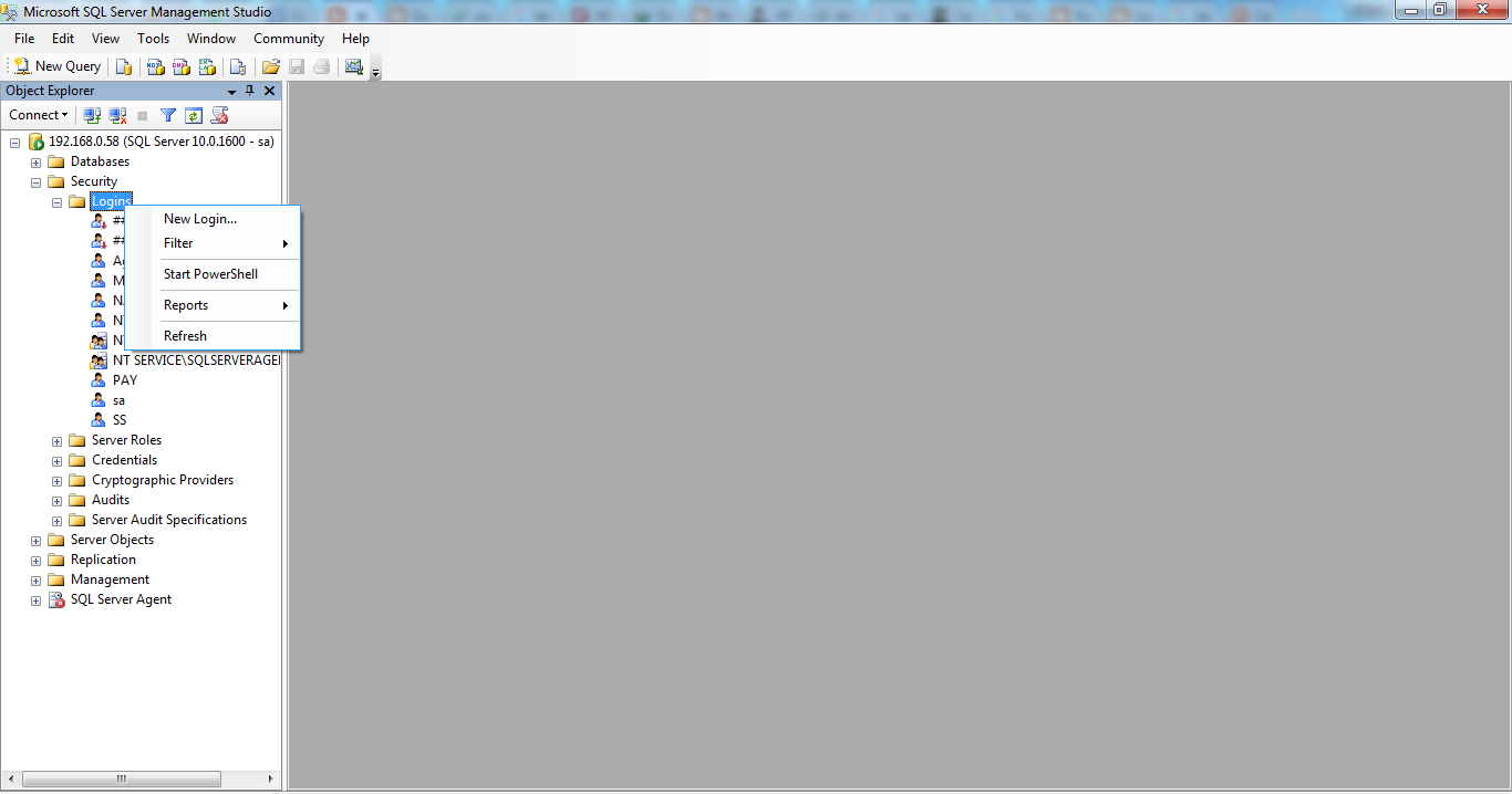 Cara Membuat User Baru di SQL Server - Dunia IT