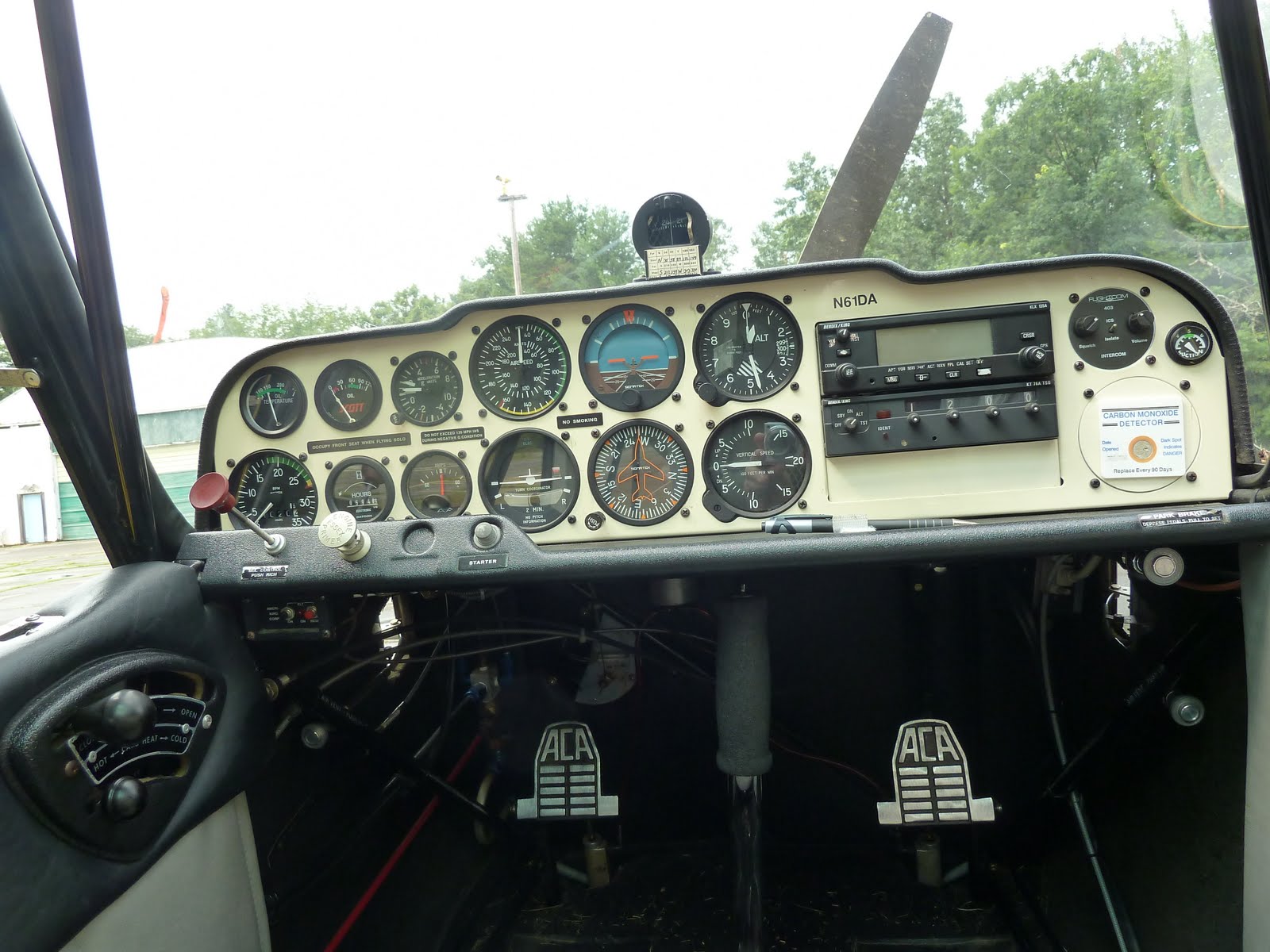 Flight School Retrojournal: Citabria Panel & GPS/COMM