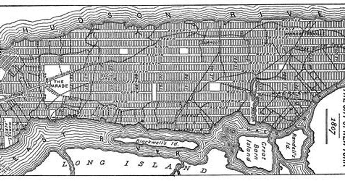 the ticket collector: The Island of Growth [New York, 1811]