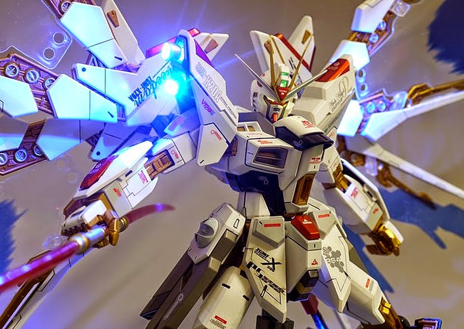 Gundam Family: MG 1/100 Strike Freedom Gundam Custom Build with LED