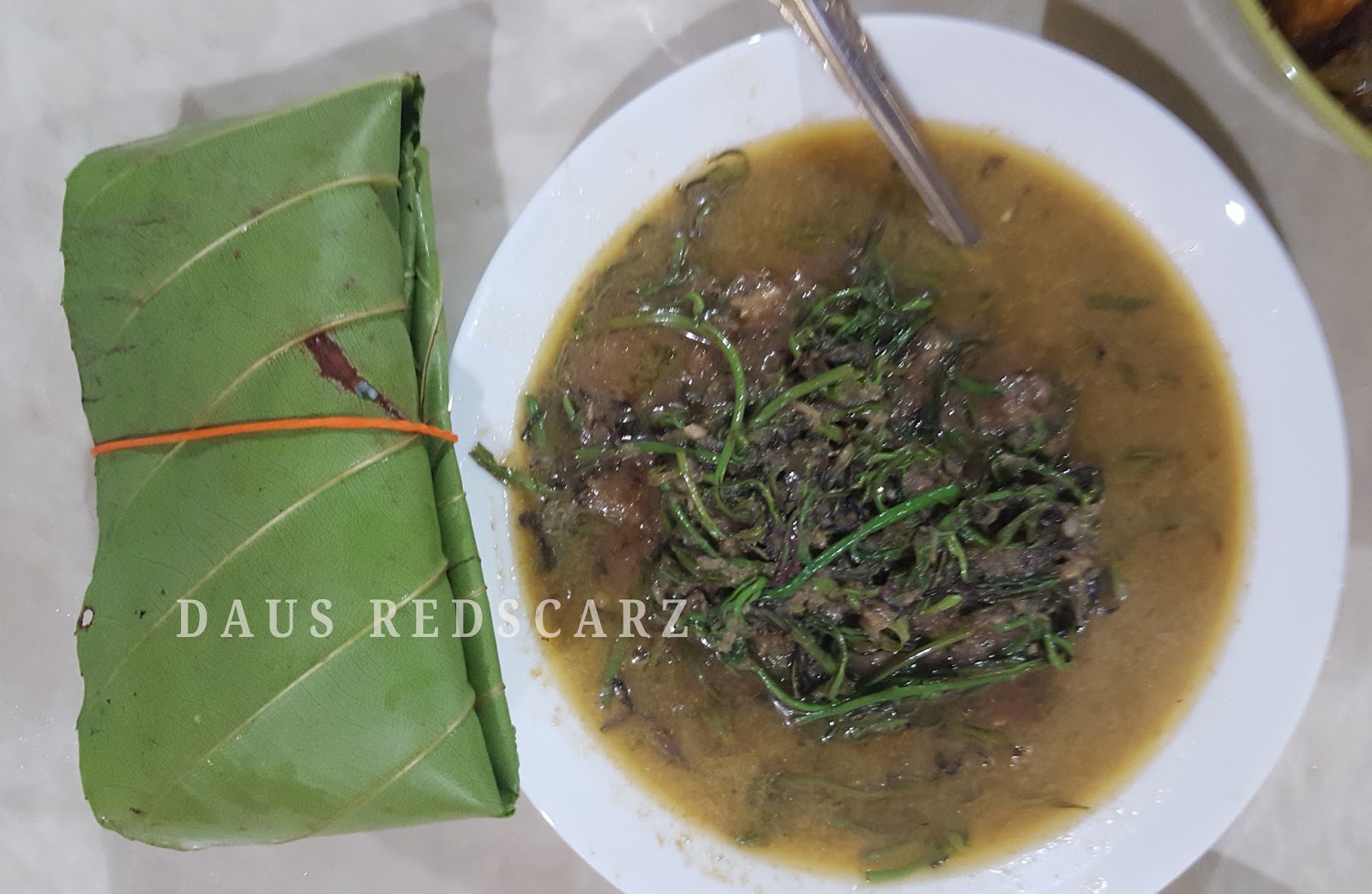 DAUS REDSCARZ: Resepi Midin Belacan Sarawak sedap dan rangup