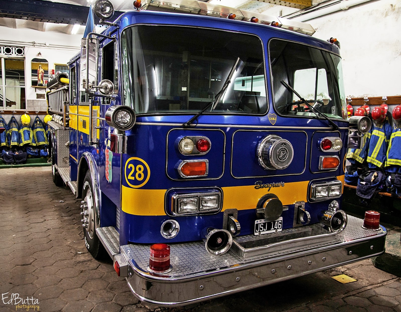 Carros de Bombeiro: Blue Fire Truck