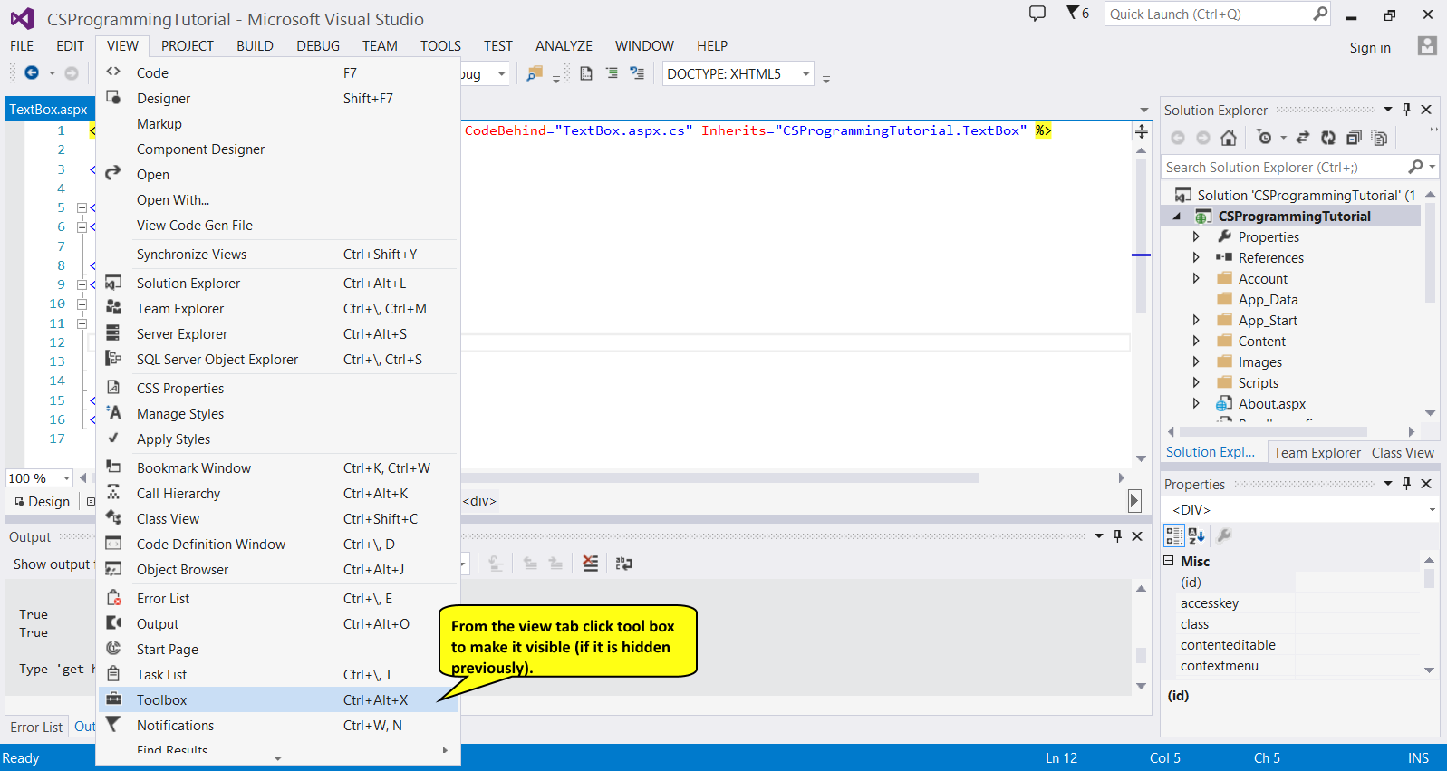 TextBox control in asp.net C# Web Form