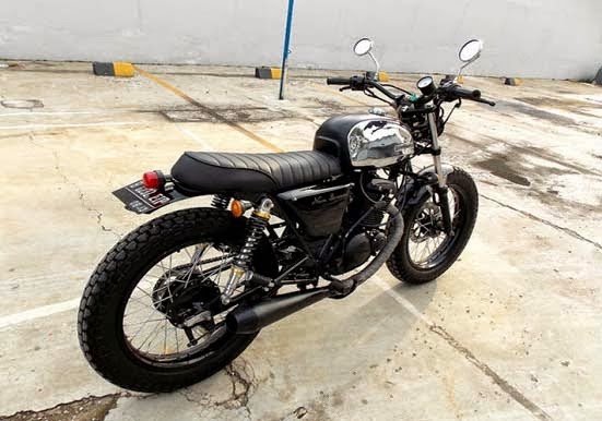 Modifikasi Motor Suzuki Thunder 125 Street Tracker - Indonesia Motorcycle