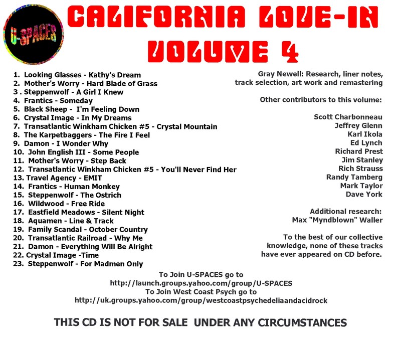 SIXTIES BEAT: California Love-In Vol 4