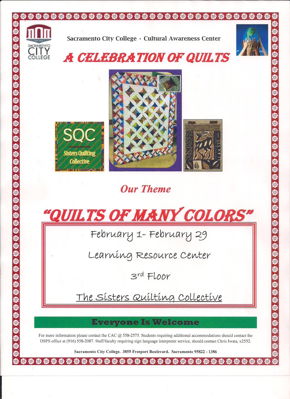 Sisters Quilting Collective (SQC): 2016