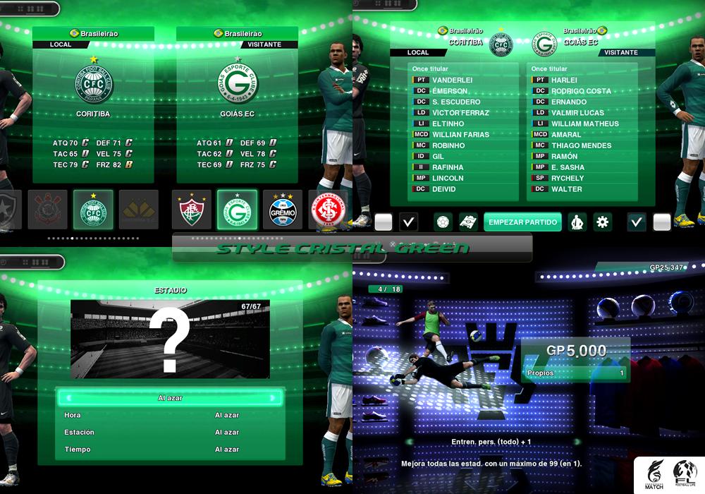 Pacote de estilos de menus - PES 2013 • Brazilians W-Patchs