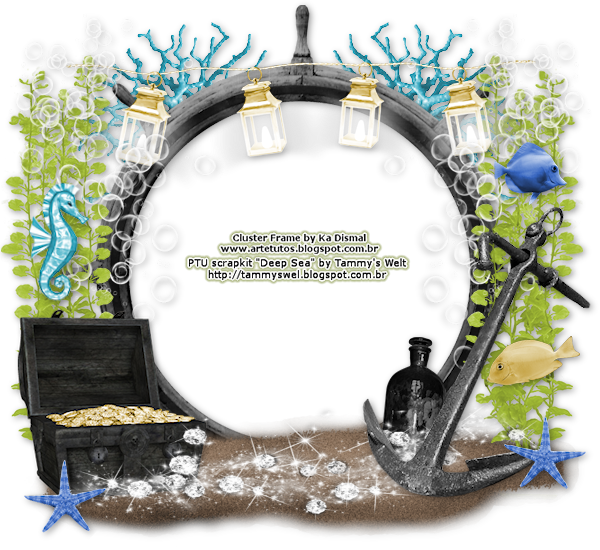 Art e Tutos: Deep Sea (PTU) - Com Cluster Frame (FTU)