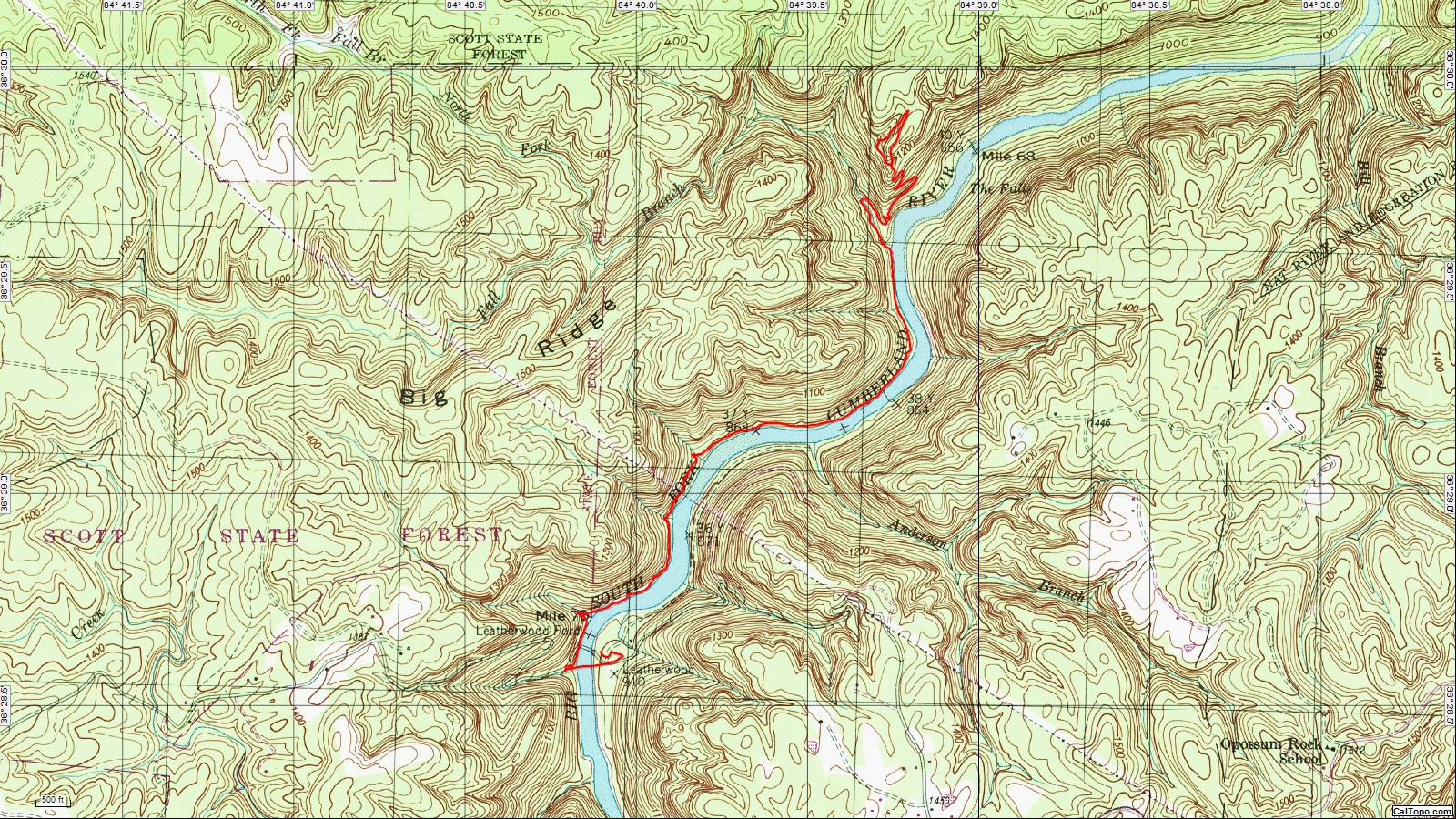 American Travel Journal: Angel Falls Overlook - Big South Fork National ...