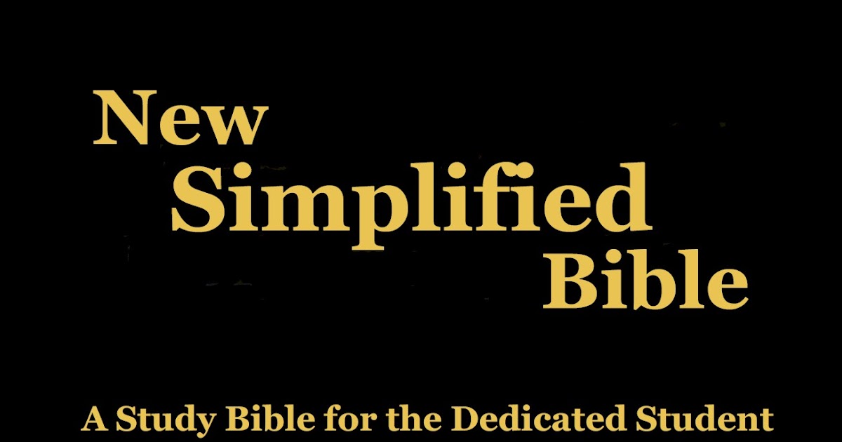 New Simplified Bible: New Simplified Bible