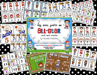 Our Sweet Success: Sports Themed Math Games and another FREEBIE