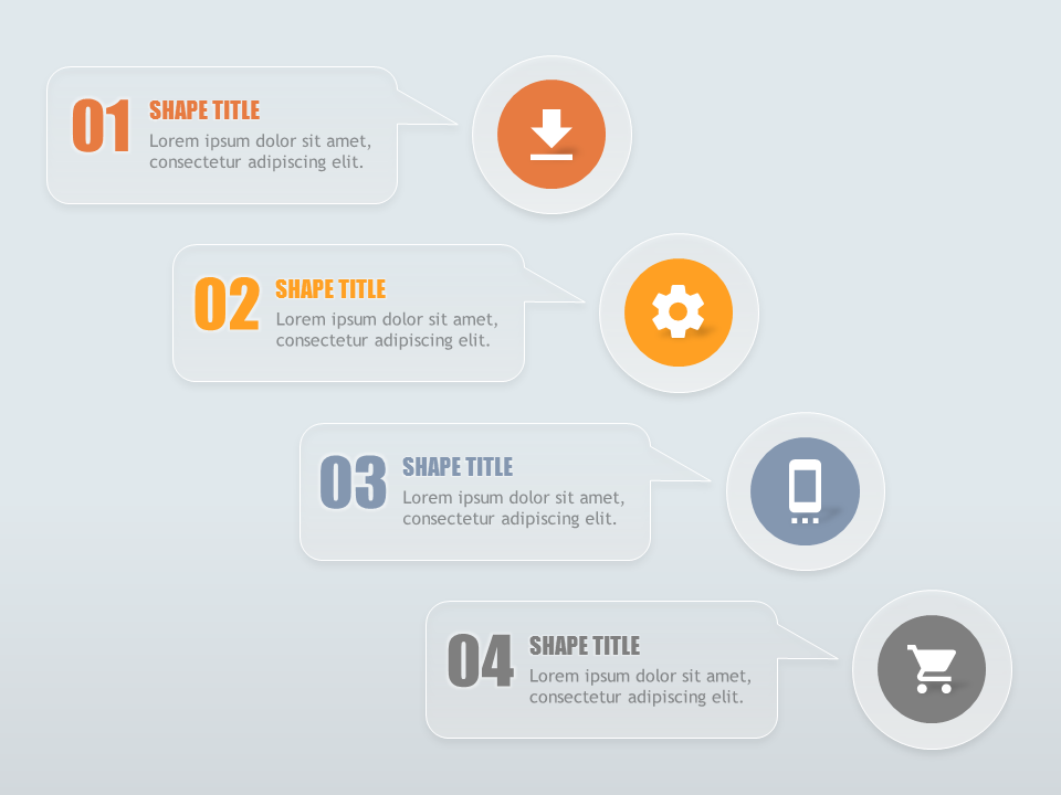 Transparent Crystal Comment PowerPoint Templates - PowerPoint Free