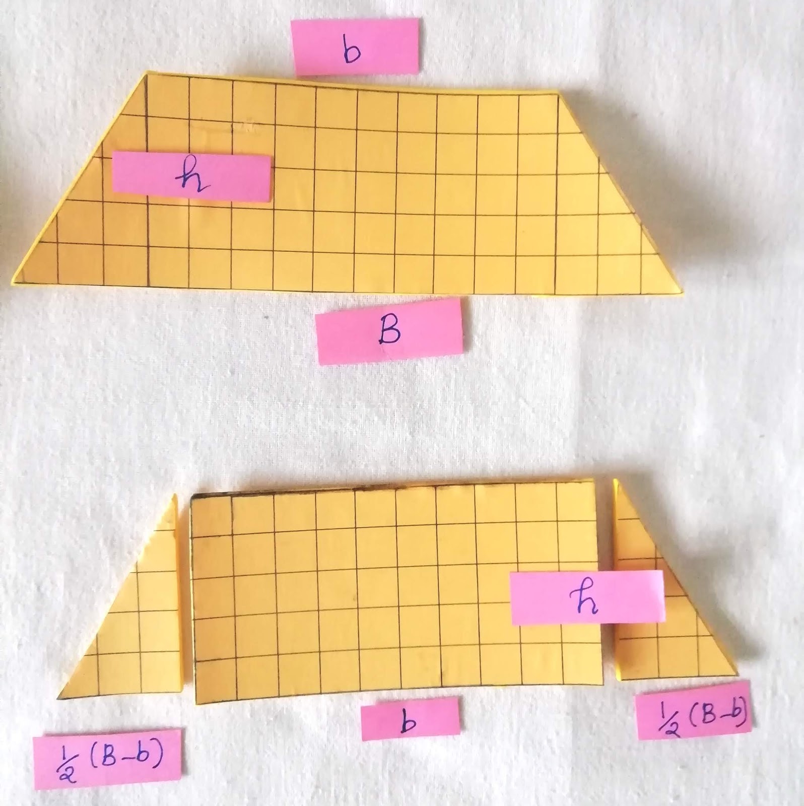 Mom-The First Teacher: Montessori Yellow Area Material