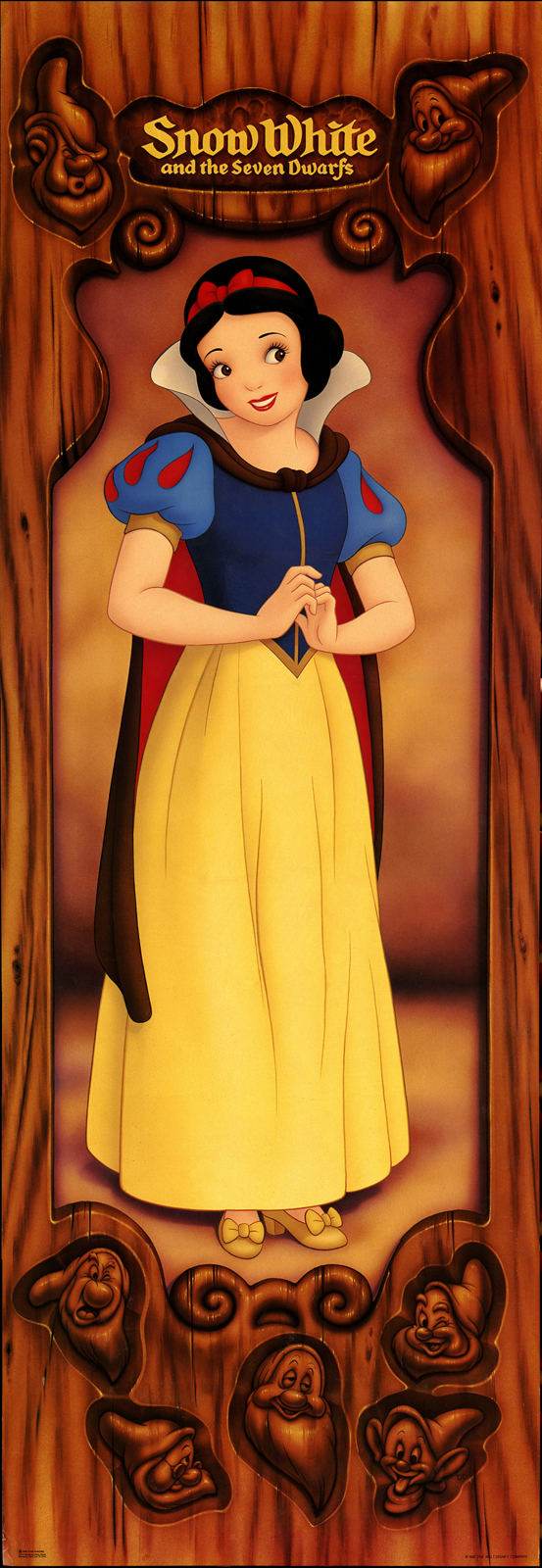 Filmic Light - Snow White Archive: "One Stop" Snow White Poster (50th ...
