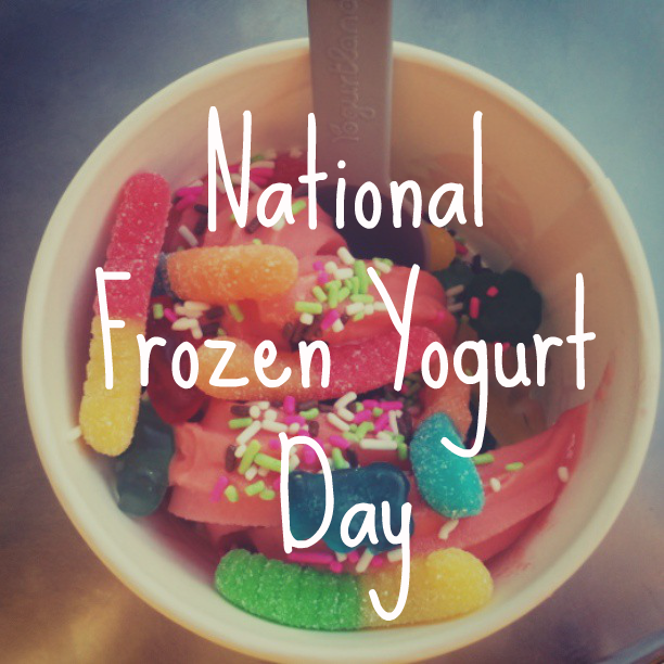 Celebrate National Frozen Yogurt Day (For Free!) | When Life Gives You Rubi